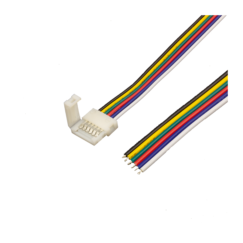 LEDSTRIP CONNECTOR | STRIP TO POWER | 6 PIN | 12MM | IP20 – Profolux